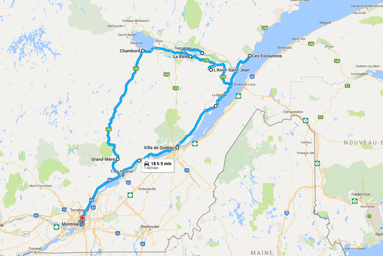 Roadtrip au Québec